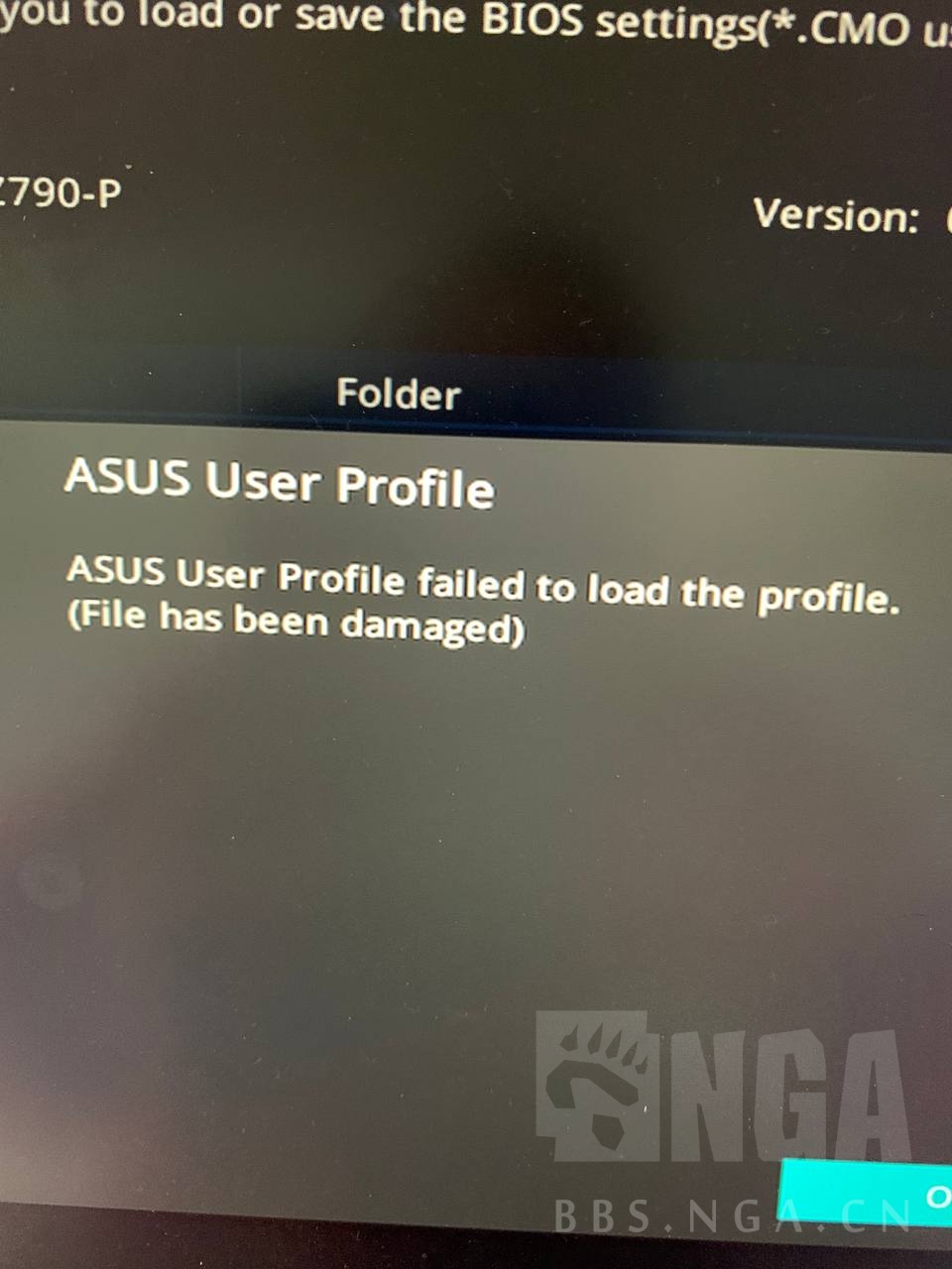 华硕主板没法加载 bios文件？ 178