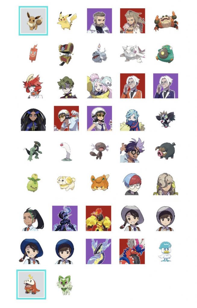 [朱/紫]NSO会员宝可梦朱紫头像第五弹已上线！12月26日截止！ NGA玩家社区