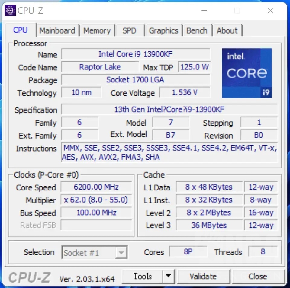 爆超6.2：13900KF極限水冷超頻 NGA玩家社区