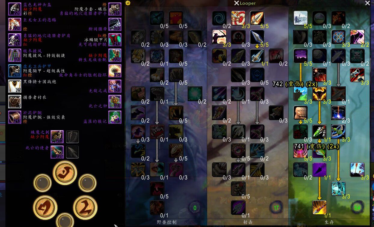 [巫妖王之怒]维克洛尔Looper猎人有老克枪roll乌堡弩 178