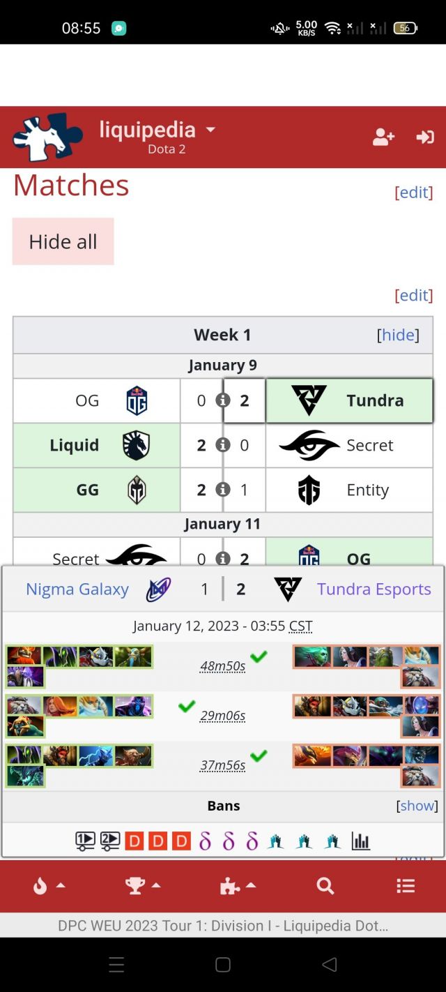 Nigma居然能赢Tundra一场？ NGA玩家社区