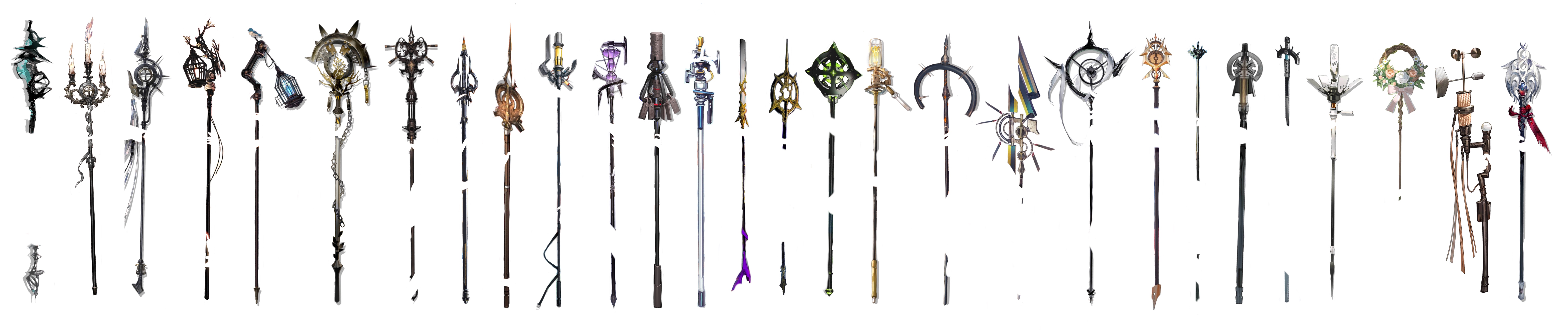 整理了所有的法杖 NGA玩家社区