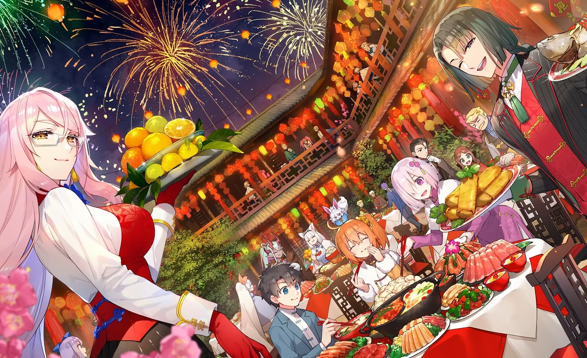 [理性蒸发A+]有排面啊，这次新春会的背景图是redrop老师画的 NGA玩家社区