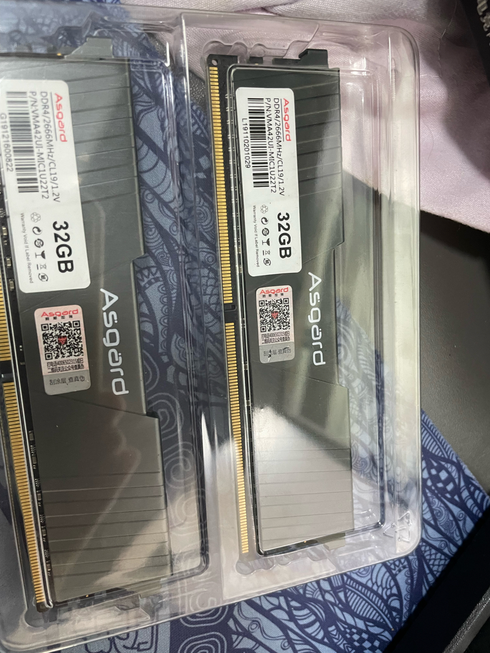 出阿斯加特32g*2内存条 700 NGA玩家社区