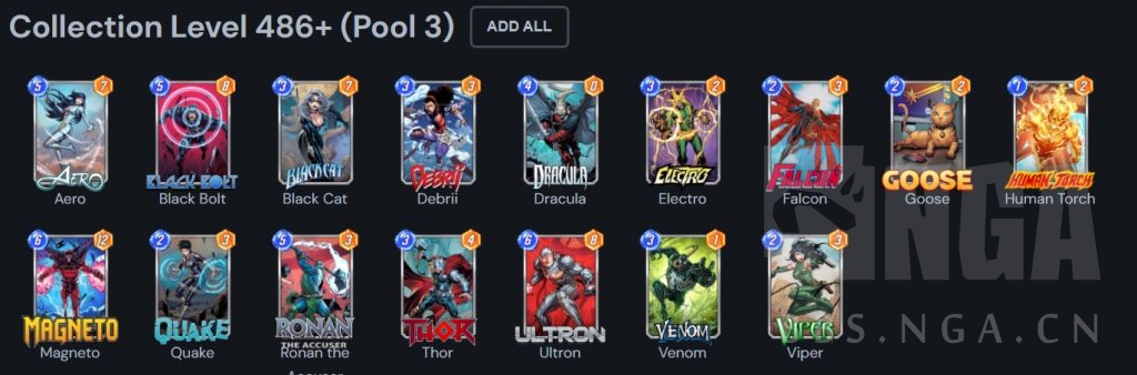 今天脑子一热充了648跳了二池，进入三池被疯狂吊打，我开的这些卡能组什么卡组吗？ NGA玩家社区