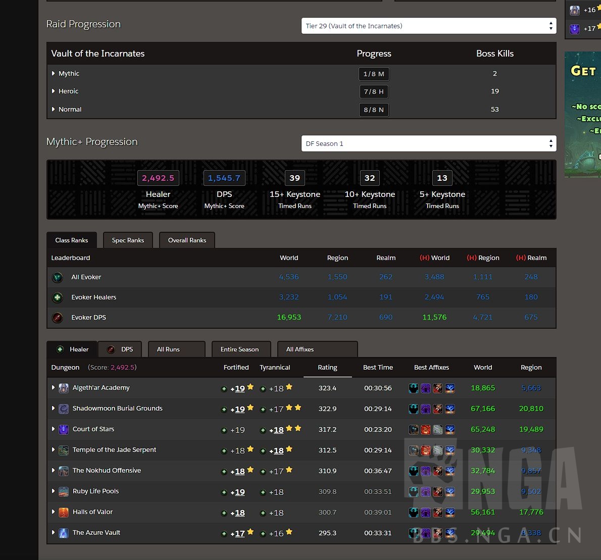 [PVE] [大米] [美服] 高层车队招募治疗DPS NGA玩家社区
