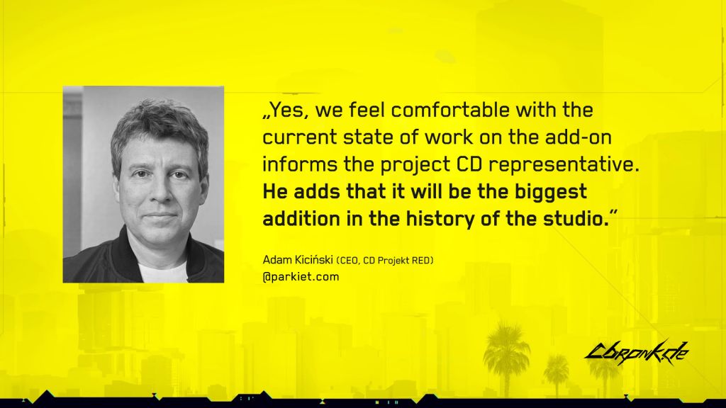 CDPR的CEO称2077往日之影是CDPR有史以来最大的资料片 NGA玩家社区