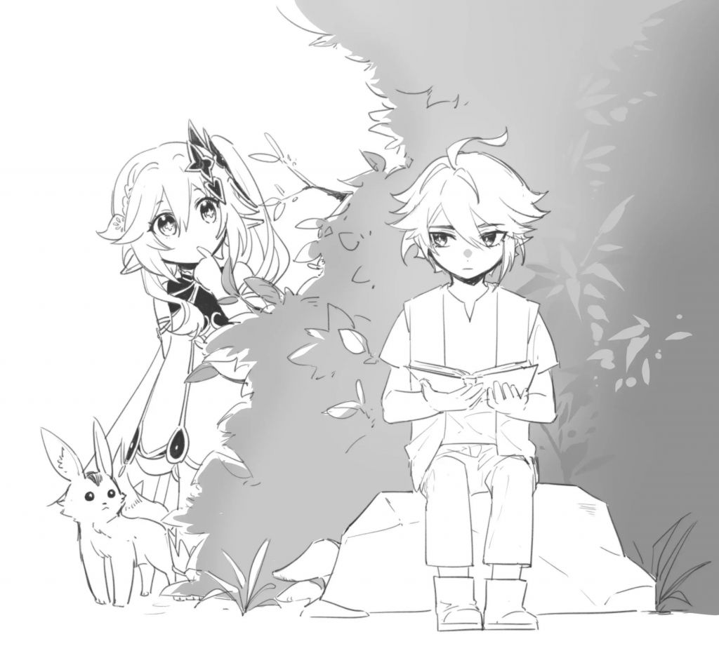 [CP？CB？预警]收集海哥和纳西妲的cp/cb小漫画 NGA玩家社区