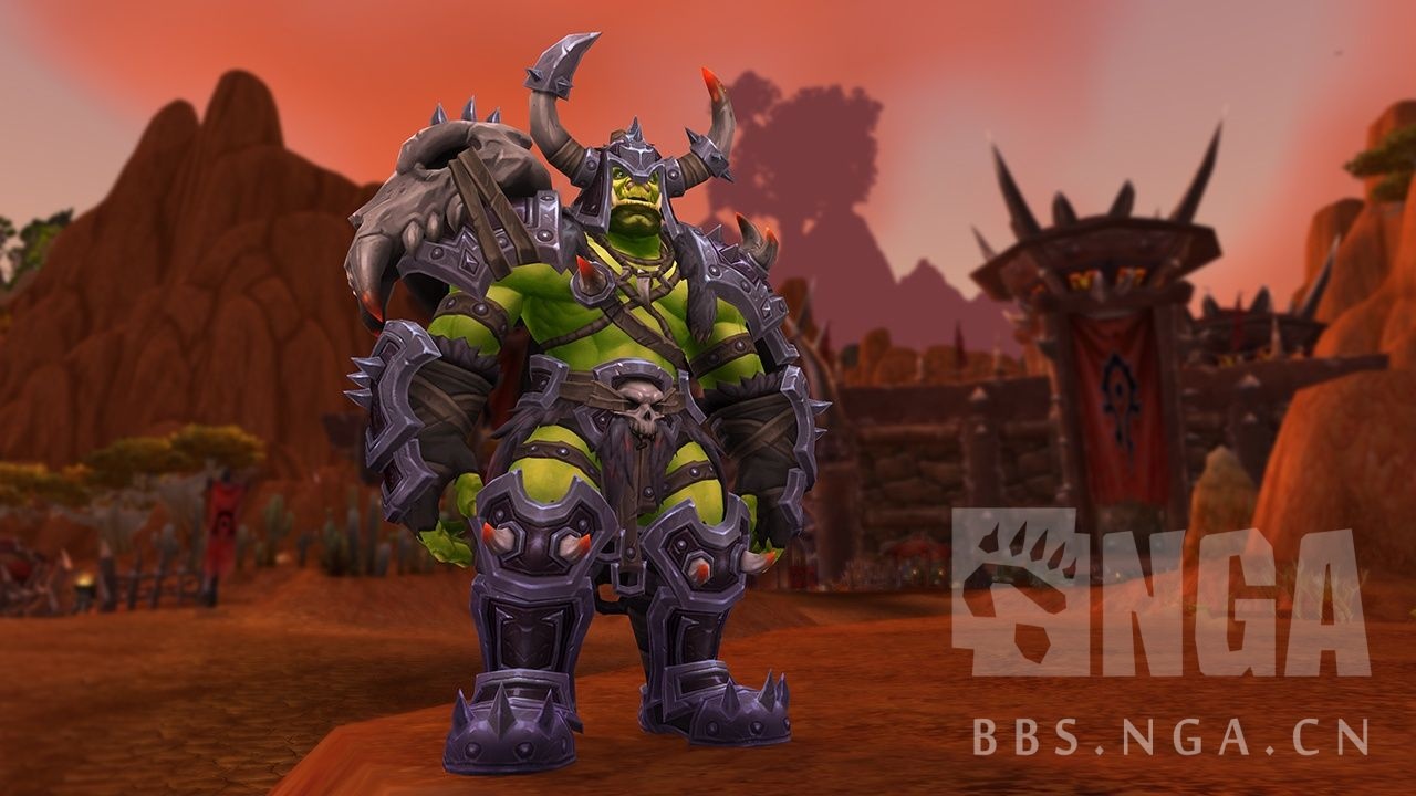 [新闻] 10.0.7人类和兽人传承护甲的三种异色版本 NGA玩家社区