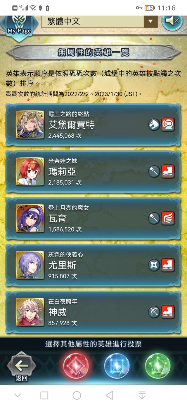 [闲聊机关]FEH第6世代谁被摸的最多？ NGA玩家社区