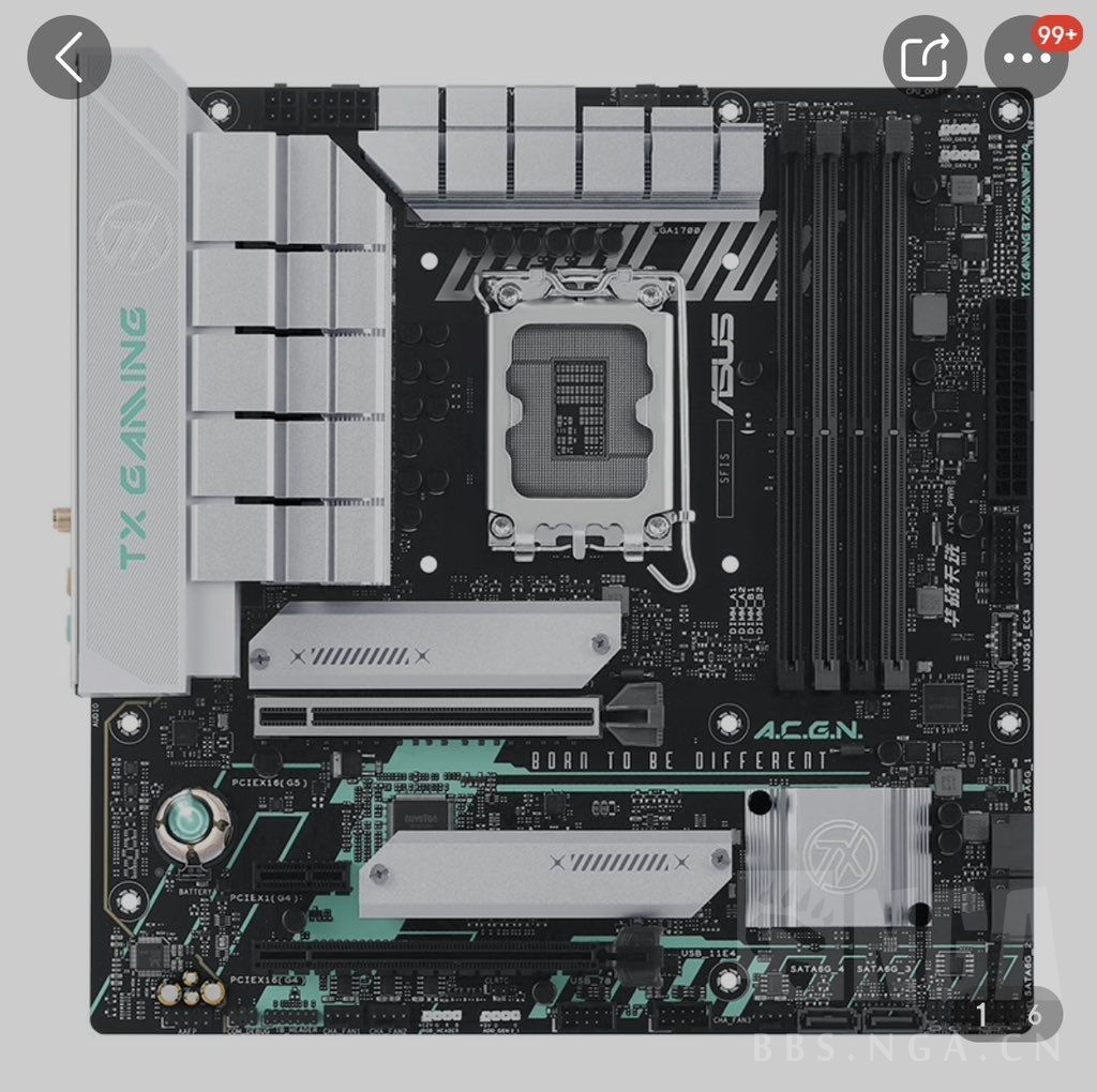 ASUS TX Gaming B760M Wi-Fi D4上市了。 NGA玩家社区