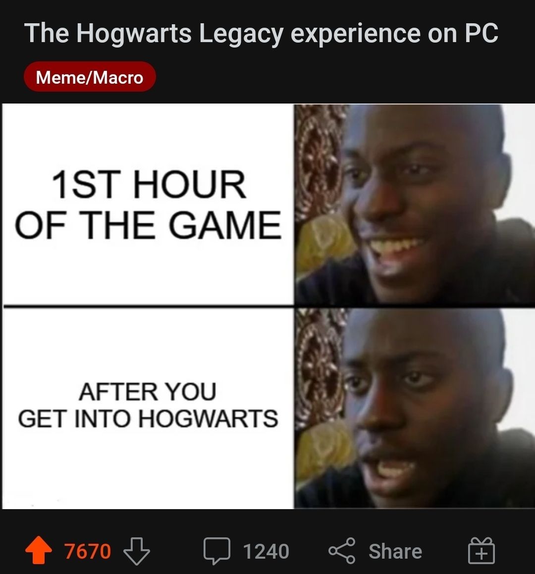 PC上的霍格沃茨之遗 Be Like NGA玩家社区