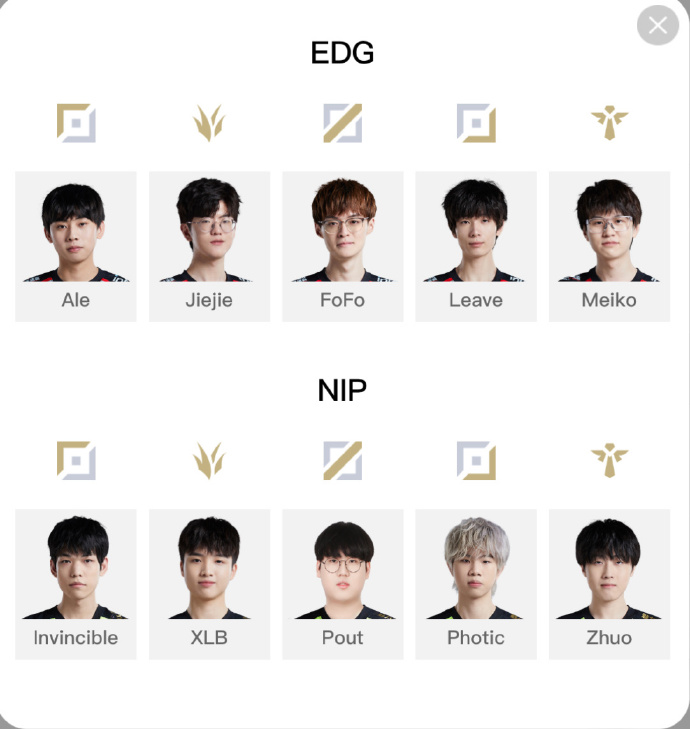 [本赛区赛事]2.9LPL首发：NIP.Pout，RNG.Tangyuan首发 NGA玩家社区