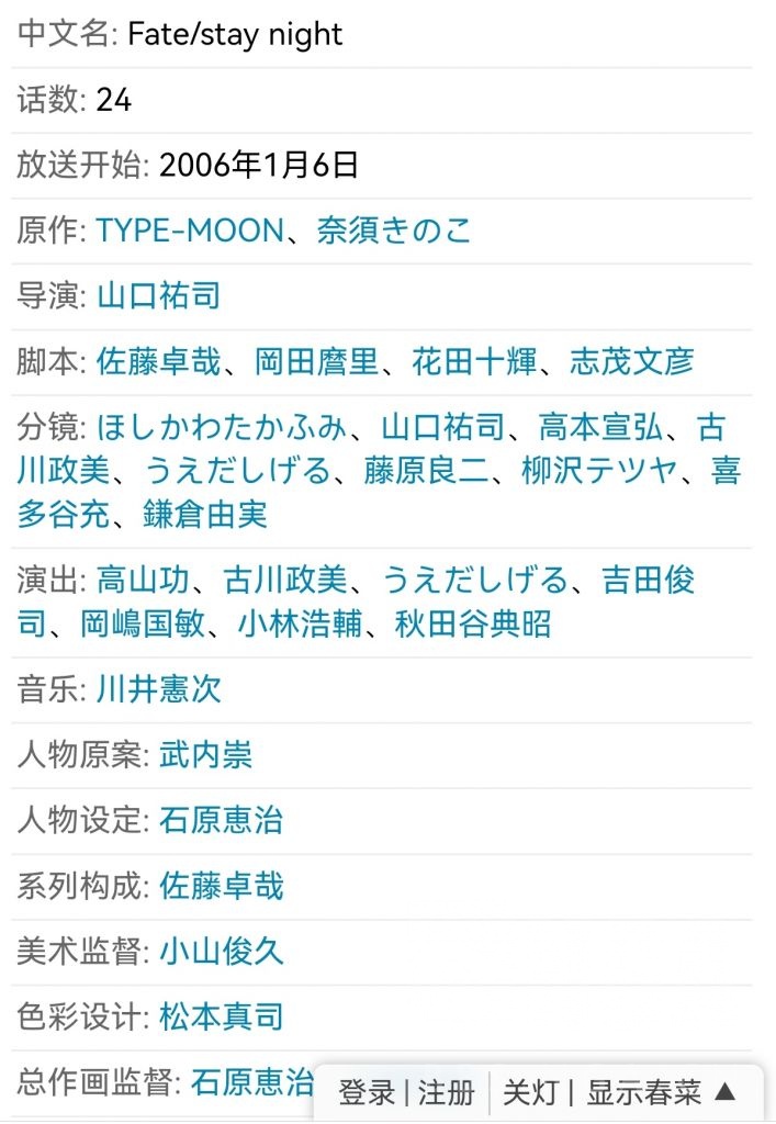 冈妈参与06版fate？ NGA玩家社区