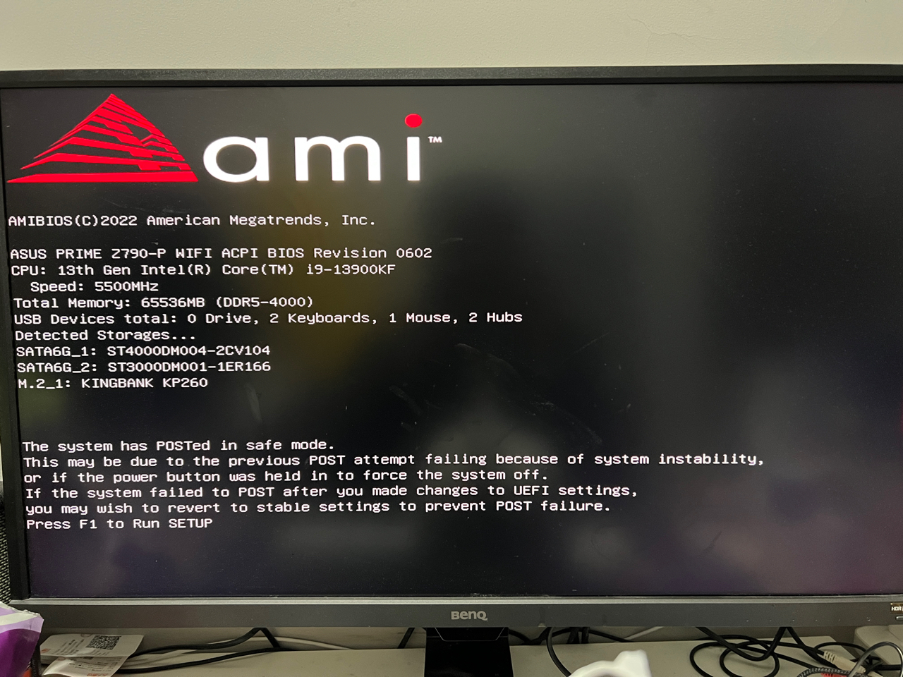 求救，装新机直接进bios… 178