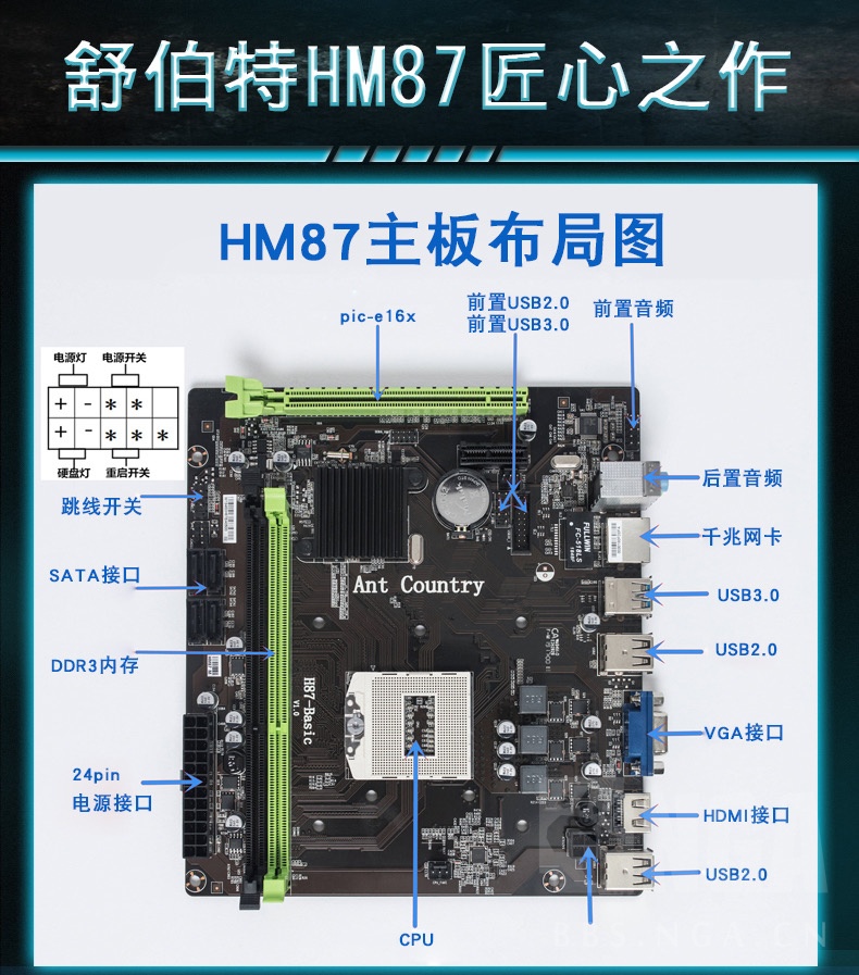 出i7-4710MQ+HM87(17*19小板)整机 NGA玩家社区
