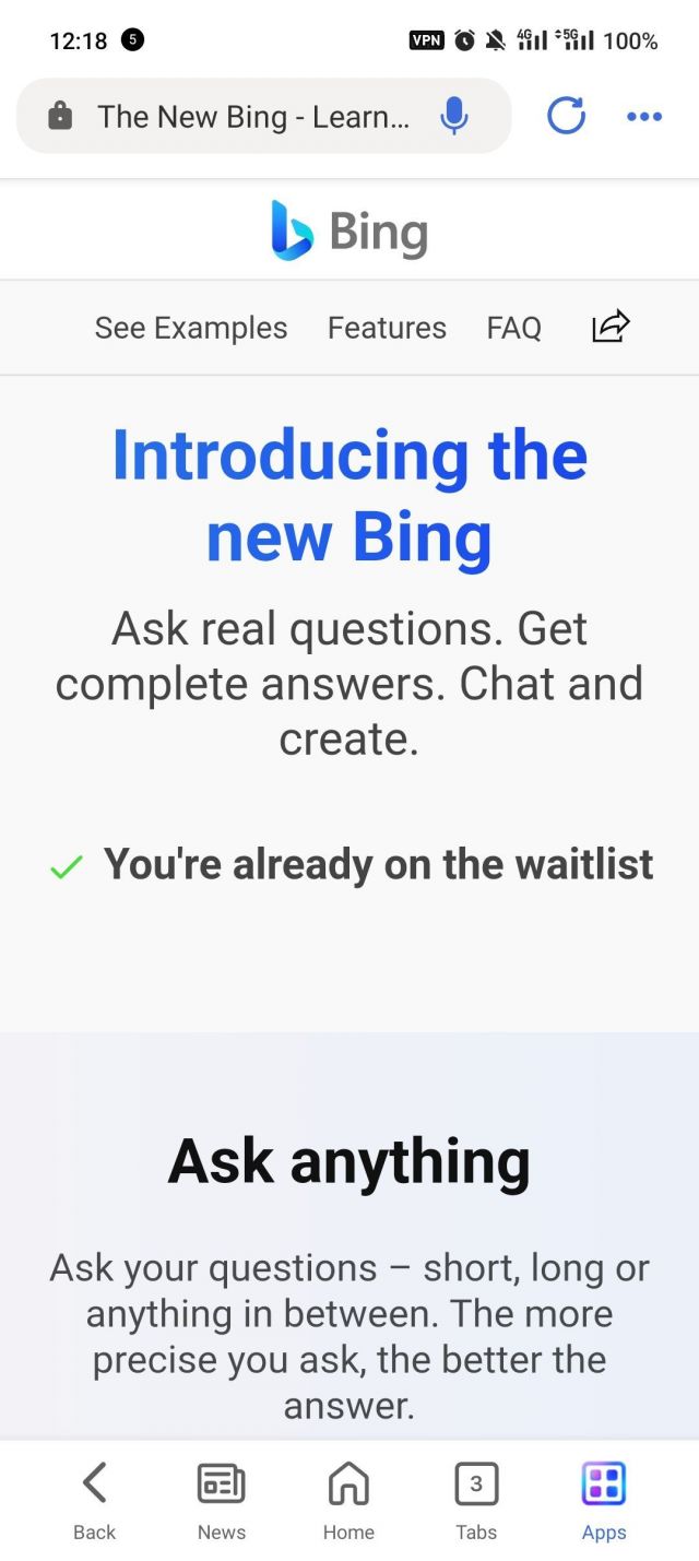 有无已经用上new bing的潭友，大概需要等多久 NGA玩家社区