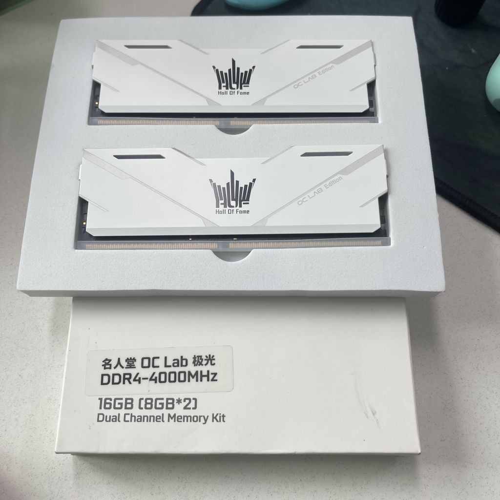 全新HOF OC LAB 名人堂D4 Bdie 极光4000hz系列内存 NGA玩家社区