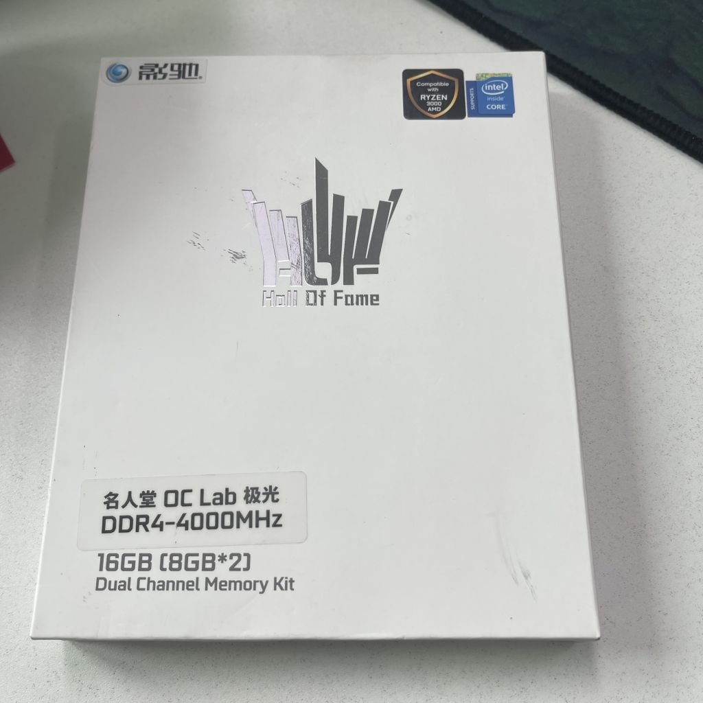 全新HOF OC LAB 名人堂D4 Bdie 极光4000hz系列内存 NGA玩家社区