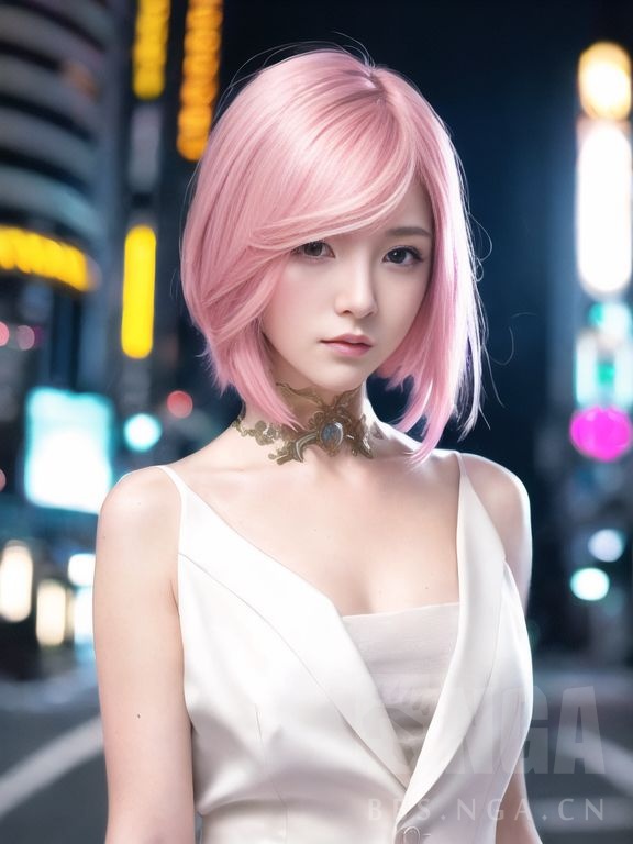 [原创cos] 粉毛控进，气质可爱精神小太妹，ai生成赛博cos。 Nga玩家社区