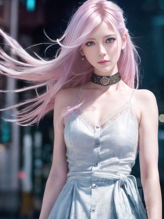 [原创cos] 粉毛控进，气质可爱精神小太妹，AI生成赛博cos。 NGA玩家社区