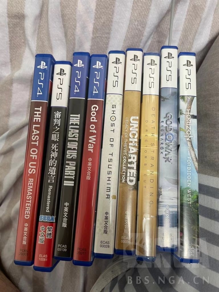 出国行PS5光驱版+单手柄+9张实体盘+PS5手提包 NGA玩家社区