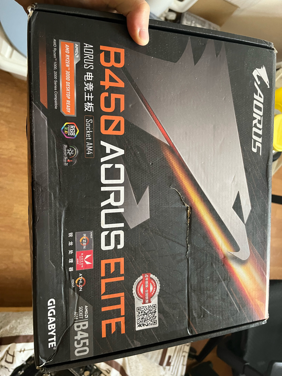 1050 出一套r5 5600盒装大雕和技嘉aorus b450 双m2 带5v灯控大板。 NGA玩家社区