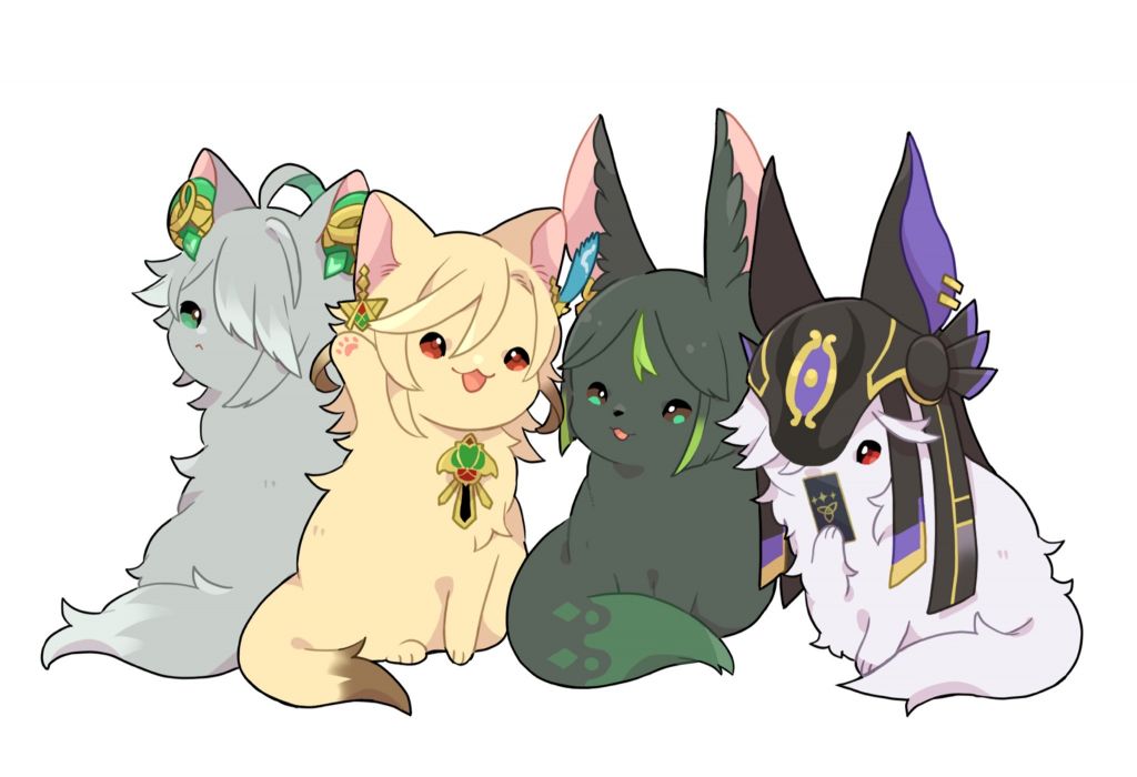 [厨力放出][cp预警]有没有须弥F4的图啊，玩原神到现在最喜欢的角色组合 NGA玩家社区