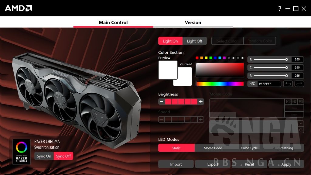 槽，今天才发现7900XTX公版的灯光是RGB的 NGA玩家社区