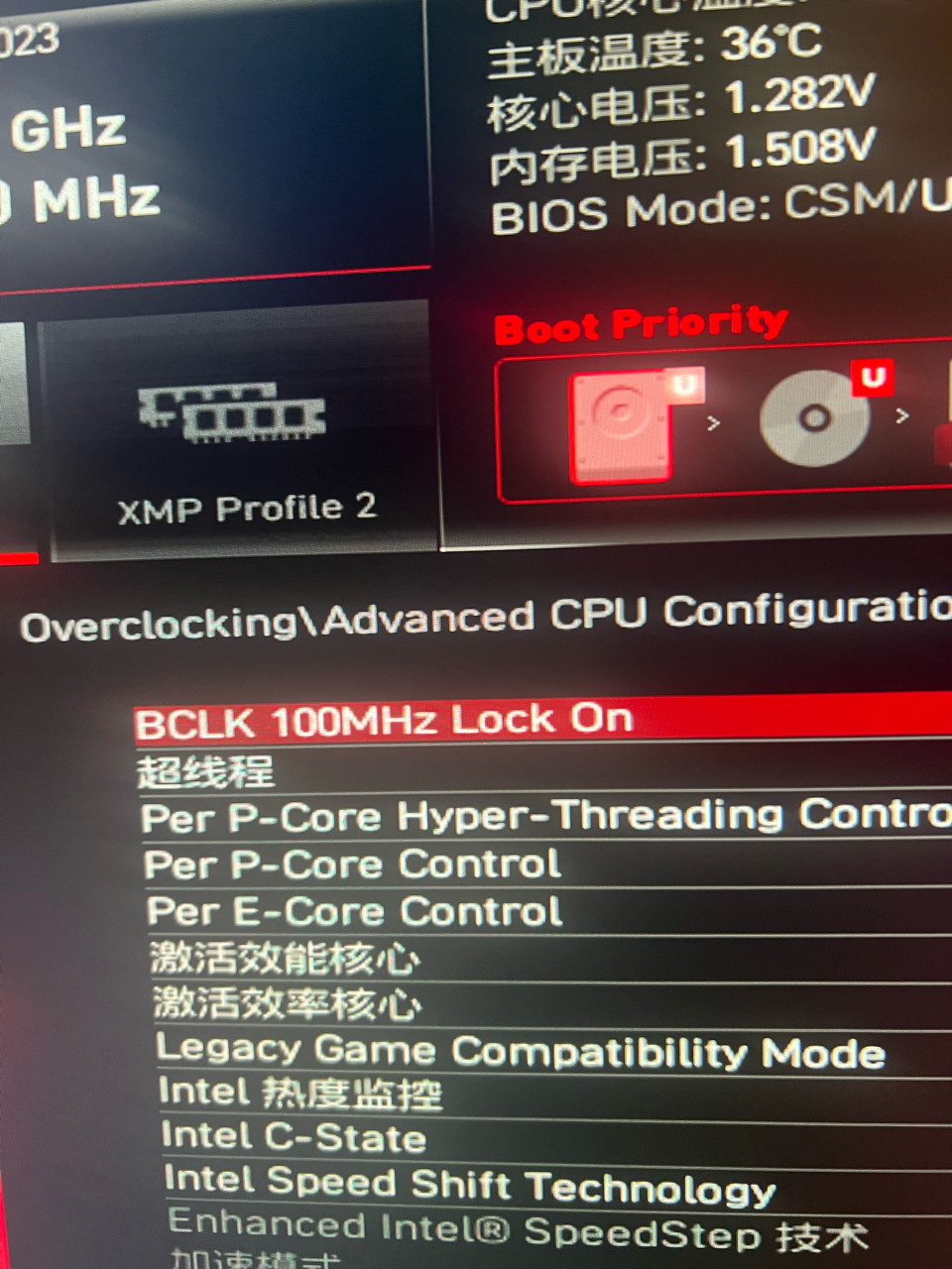 有没有大佬解释一下BCLK 100MHz Lock On NGA玩家社区