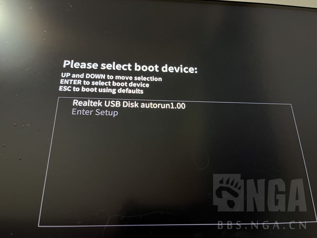 [软件求助] 关于bios无法设置启动盘求助 NGA玩家社区