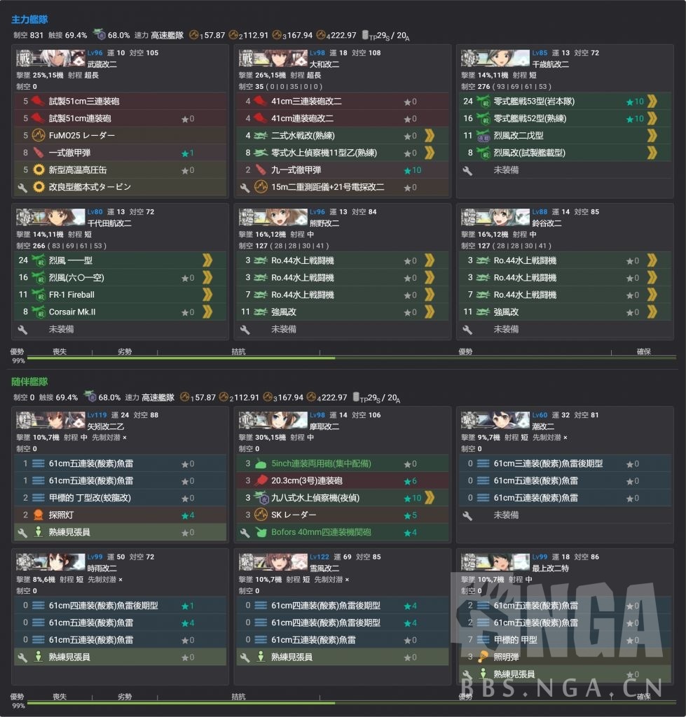 [舰colle] e2乙p3斩杀，无削甲无亚棍，抛砖引玉 NGA玩家社区