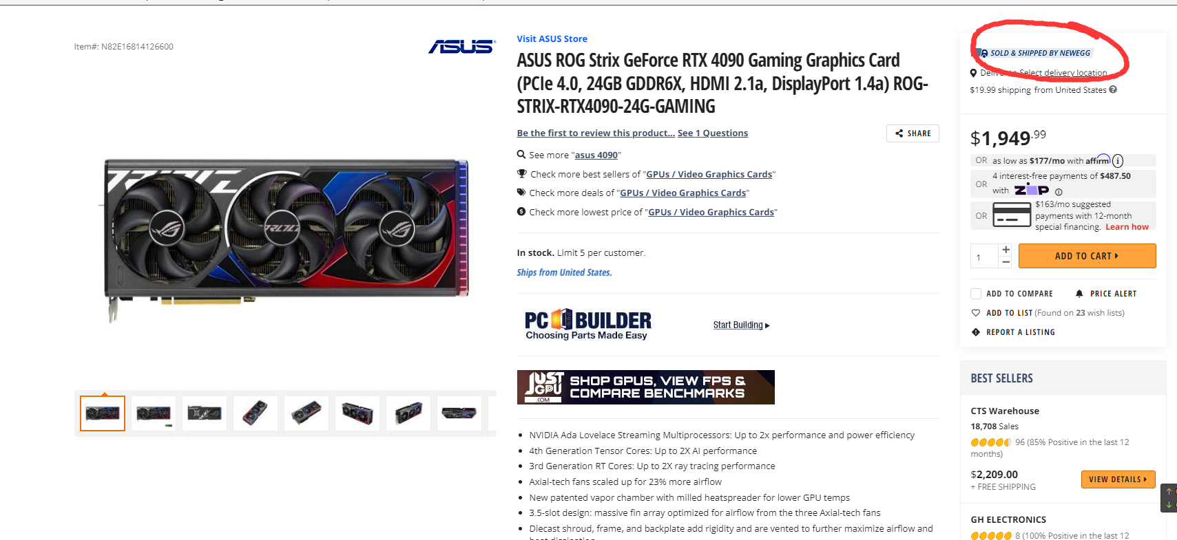 newegg 4090官方现货已经有很多款了，包括猛禽，难绷 NGA玩家社区