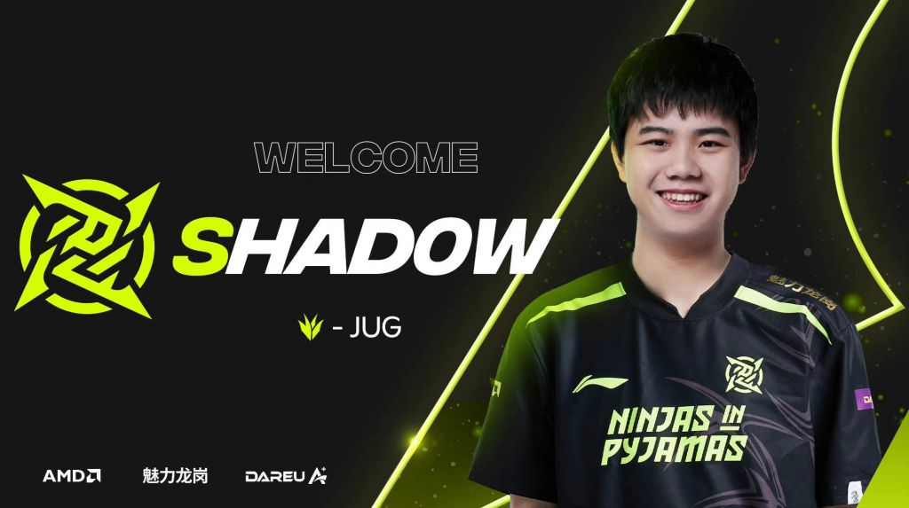 [本赛区赛事]NIP官宣打野选手Shadow加入 NGA玩家社区