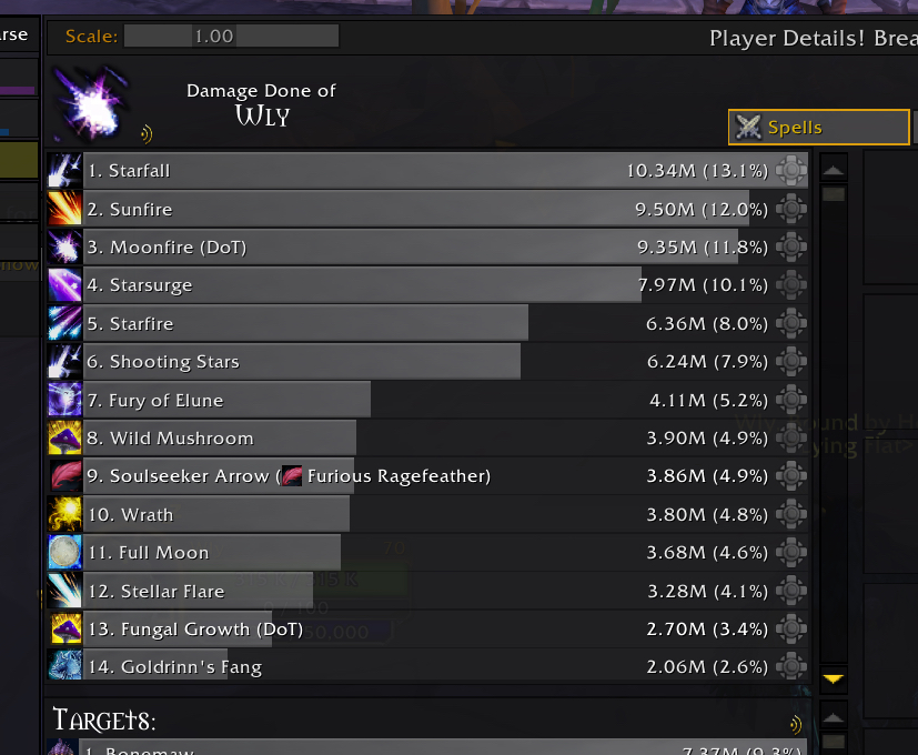 各位大德鲁伊，416咕咕鸡，感觉自己的DPS陷入了瓶颈，请各位看看打法提提建议 178