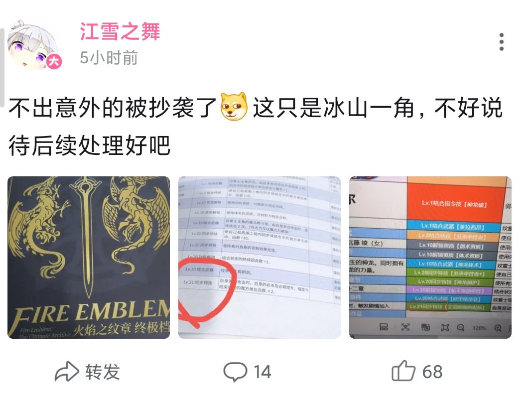 [游戏媒体瓜氵]UCG火纹攻略书“借鉴”个人up闹出笑话 178