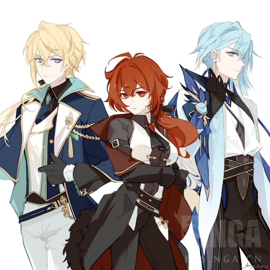 在 - [绘画] [同人创作][性转预警]随缘摸一些角色性转 - 中的回复 178