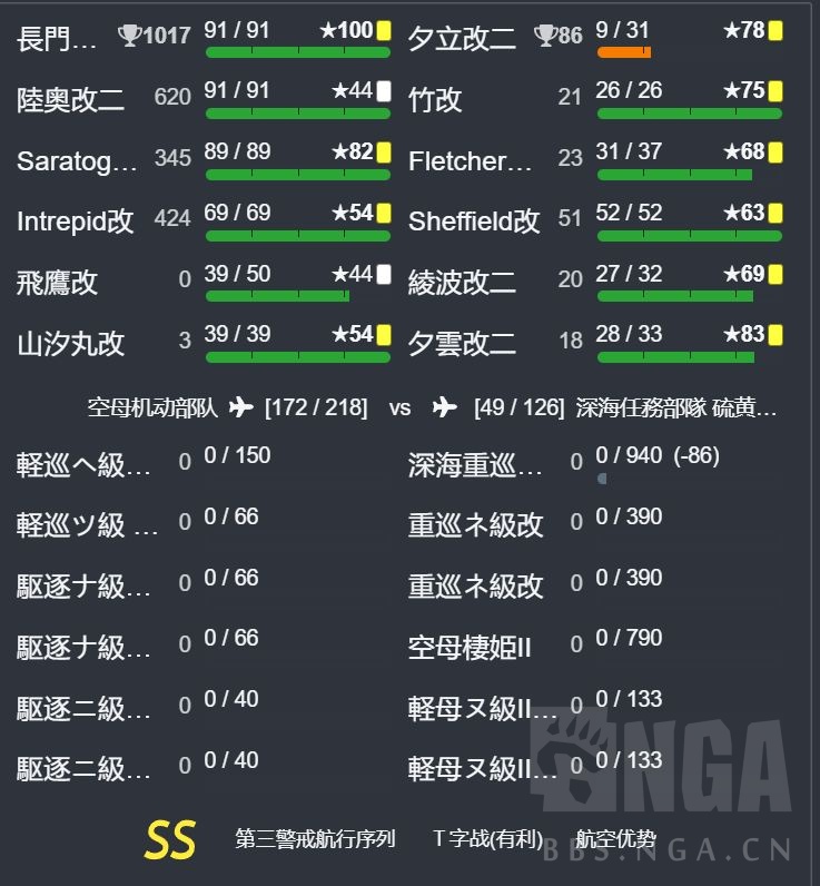 [舰colle] (氵)E5p3甲斩杀打出惊天一把(依然附上配置和战斗记录) 178