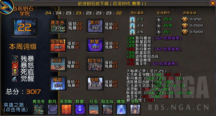 [招募] [亚服] 固定队4=1 来dps 3000 不扩列 NGA玩家社区