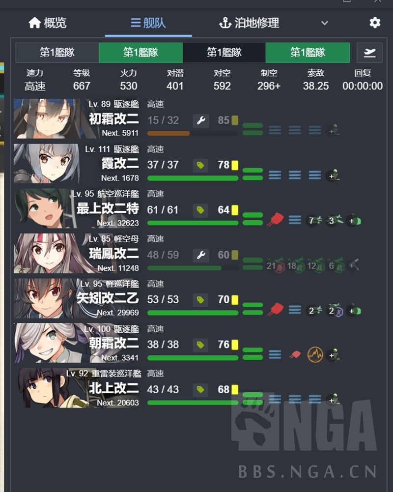 [舰colle] E2P1甲卡斩，甚至都没法把boss打红血，求把脉 NGA玩家社区