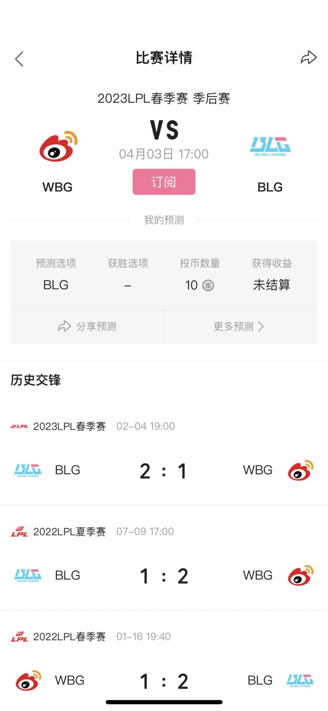 [本赛区赛事] blg和wbg选手实力是半斤八两的，但tabe远大于ezh，基本上wbg是一轮游了 NGA玩家社区