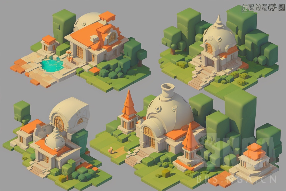 自炼LORA：卡通场景(已上传C站) NGA玩家社区