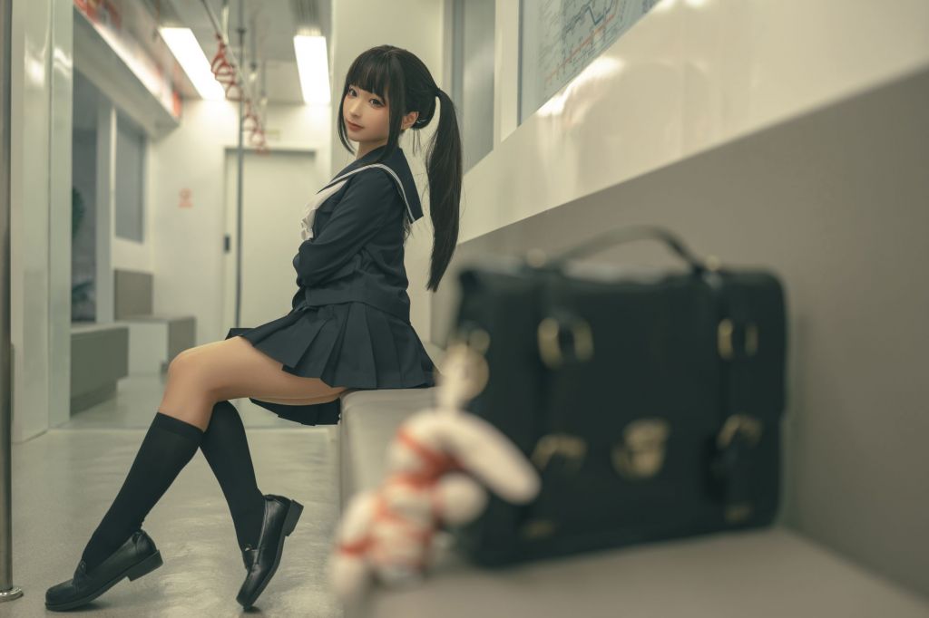 [cos搬运]蠢沫沫 地铁jk 178