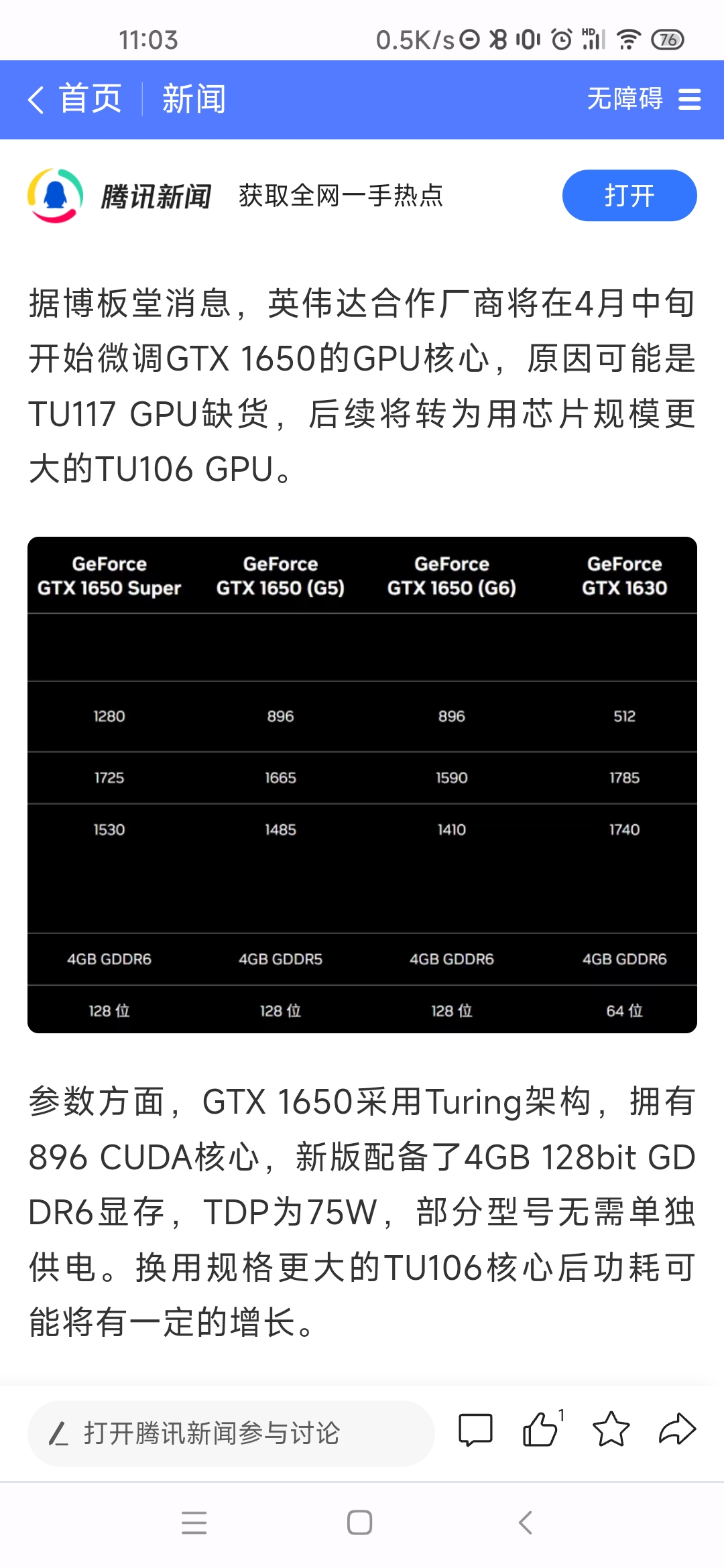 千元级新卡来了，1650要升级成2060的核心了 NGA玩家社区