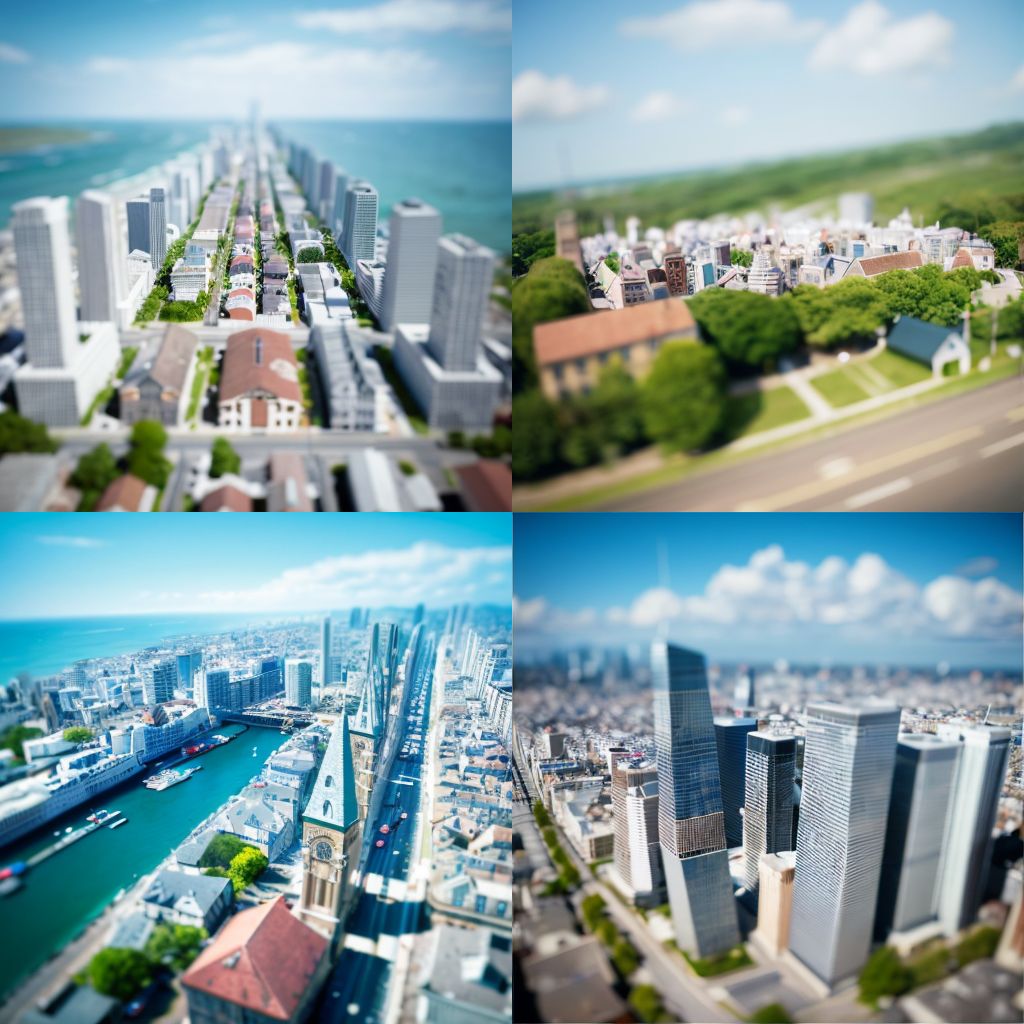 现在有移轴摄影效果相关的模型吗 178