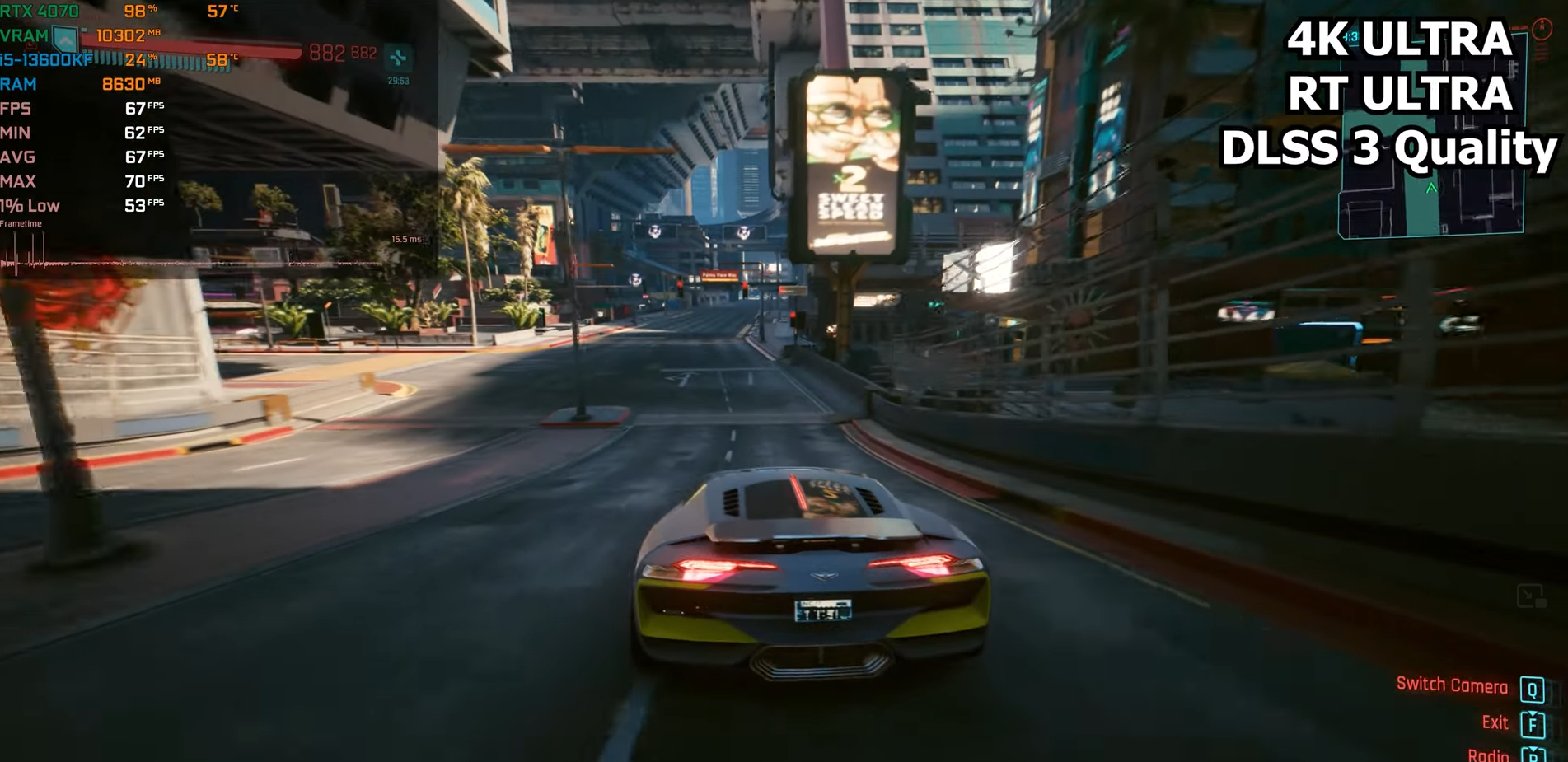 3440*1440的带鱼屏 ，4070能开启光追DLSS3，60帧畅玩所有3A吗 NGA玩家社区