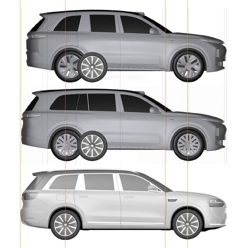 问界M9侧视图对比理想L9/L8 NGA玩家社区