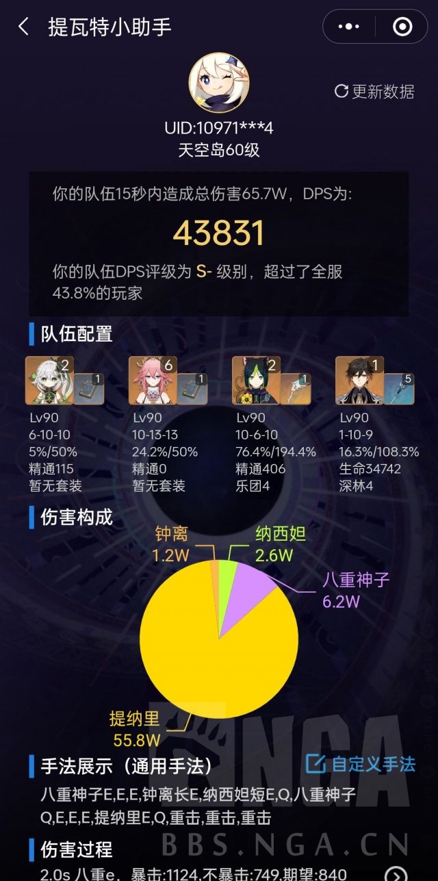 0+0提八有多少dps啊 NGA玩家社区