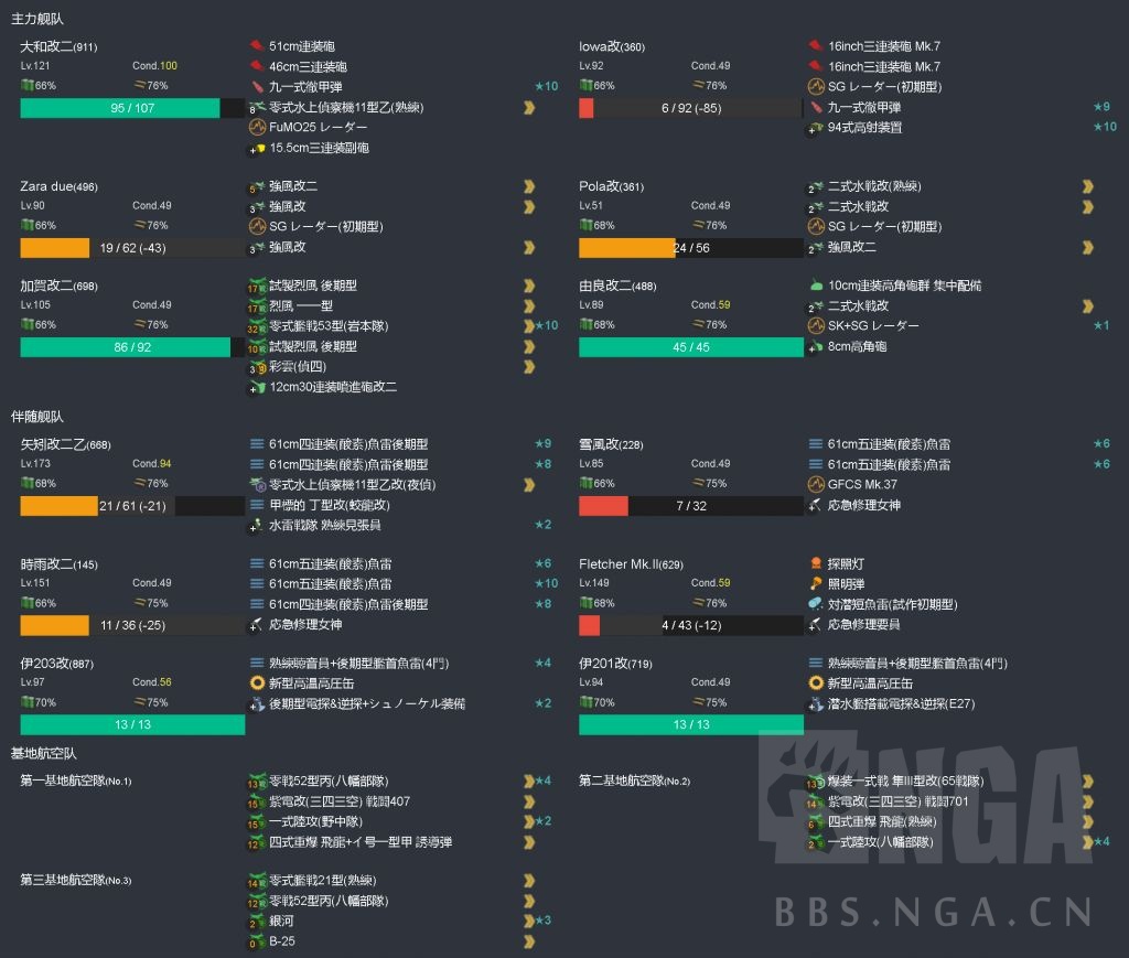 [舰colle] 纪念水 萌新首甲GET 高速E6甲斩杀 星灯之力！ NGA玩家社区