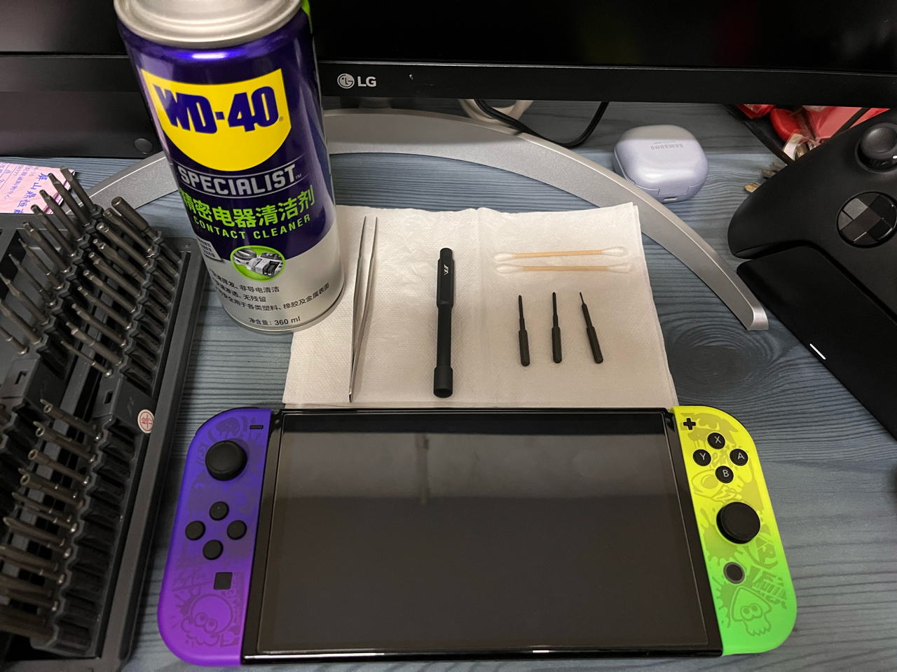 [Switch相关]一个小教程：joycon断连不一定要换滑轨，关于如何清理接口。 178